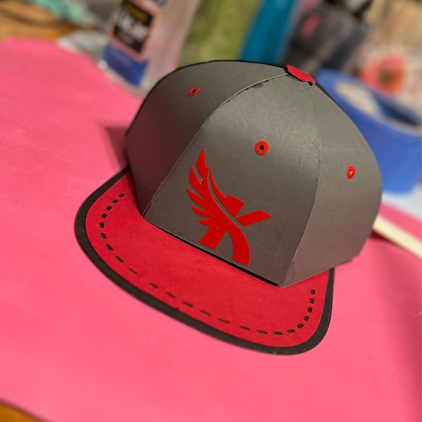 Baseball Cap Box Svg, Favor Box, Baseball Cap, Sports Gift Box ...