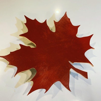 Maple Leaf Laser Cut Unfinished Wood Cutout Shapes Always Check Sizes ...