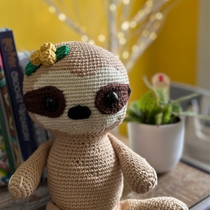 E-book Crochet Pattern Amigurumi Sloth Juliet PDF english - Etsy