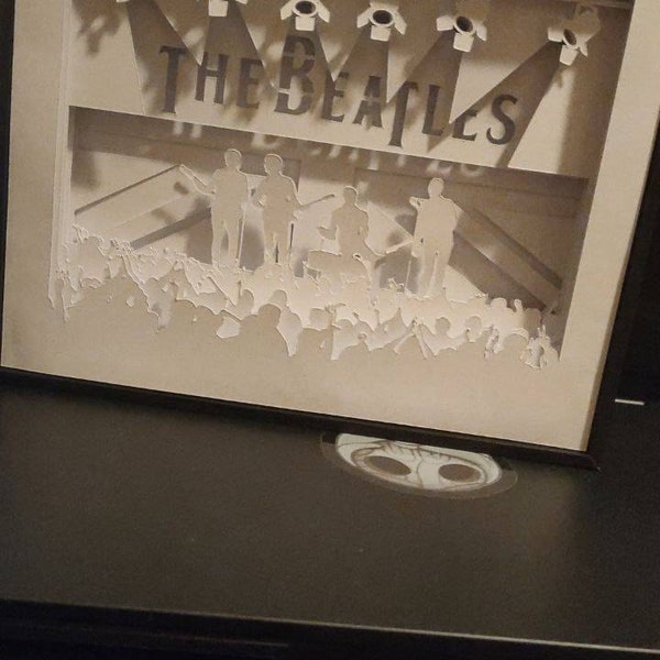 The Beatles Lightbox, the Beatles Shadowbox, Beatles Decoration ...