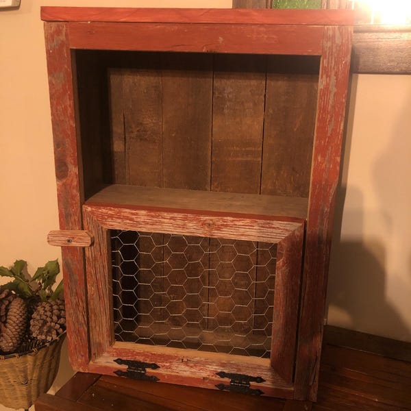 Large Functional Chicken Nesting Box Wall or Floor Mount Cabinet Made ...