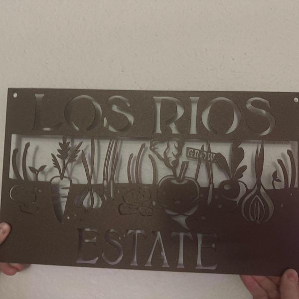 Custom Hanging Vegetable Garden Sign - Etsy