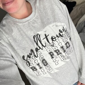 Small Town Big Pride Tiger Shirt, Tiger Mascot Tshirt, Vintage Tiger, Tigers Football, Football ...