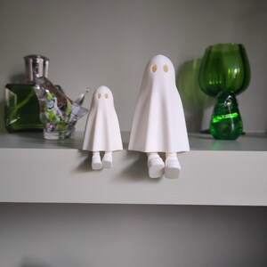 3D Printed Ghost Figure With Retractable Legs Unique Stand-up ...