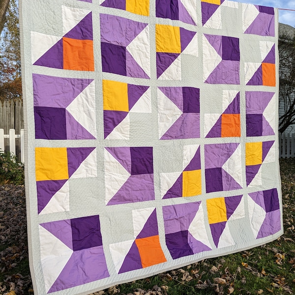 Perfect Placement Quilt Pattern PDF Download | Modern Quilt Pattern - Etsy