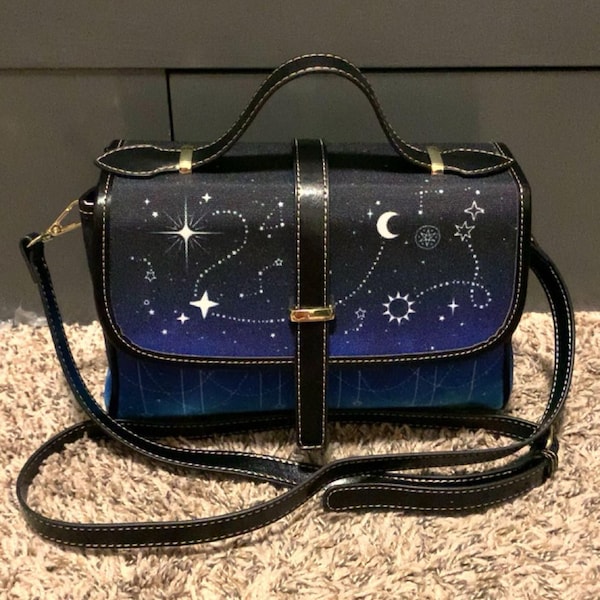 Drippy Pastel Goth Hand Bag and Wallet Set Yami Kawaii Star Moon Cute ...
