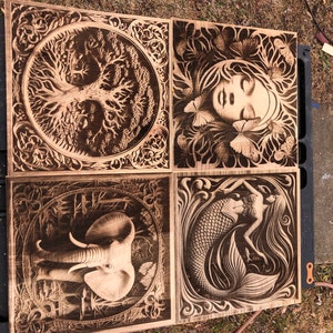 Laser Burn PNG 3D Illusion Engrave Laser Ready Lightburn File Digital ...