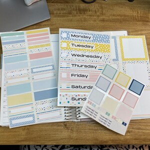 DIY Disc Bound Planner Page Templates Classic Page, Classic Half Sheet ...
