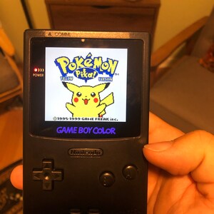 The Latest Tech Gameboy Color GBC Black Shell logo Color Can Change ...