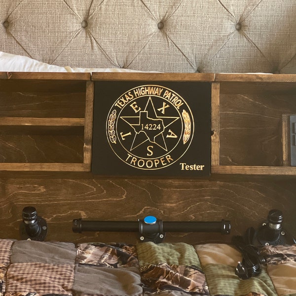 Custom Texas DPS Duty Rack: Police Gear Organizer With Keyed Lock - Etsy