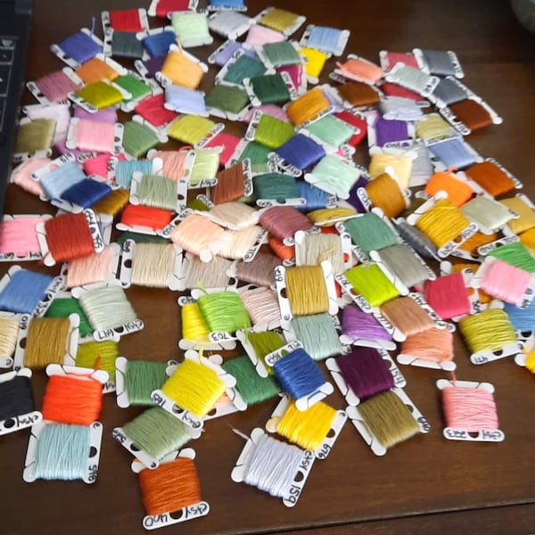 Rainbow Color Embroidery Floss 150 Skeins, Cross Stitch Thread ...