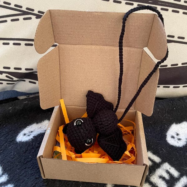 Goth Car Accessory Bat Plush Rear View Mirror Accessory for Women, Men ...
