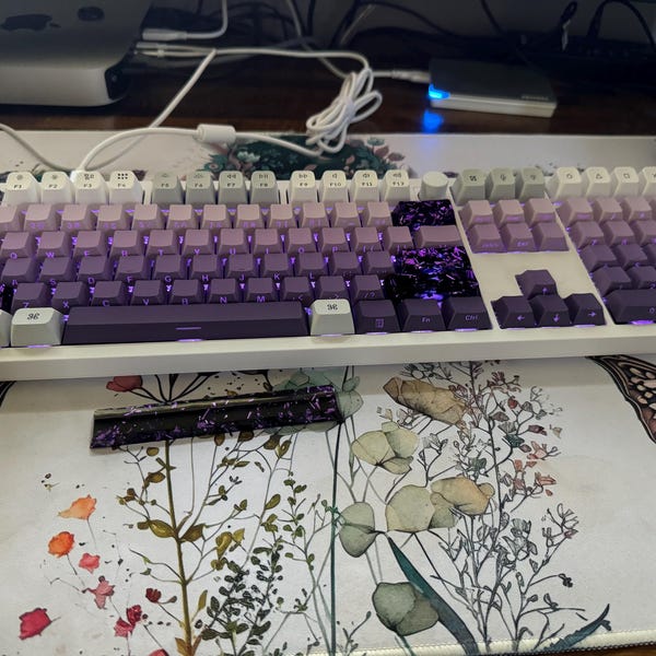 Black & Gold Keycaps - More Sizes - Artisan Glossy Arrow Keys, ESC 1u ...