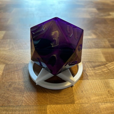 D20 Skull Geode 33mm Dice Sharp Edge, D&D Dice Set for Dungeons and ...