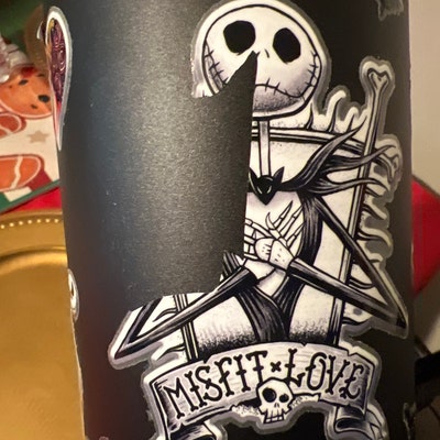 Corpse Bride Inspired Tumbler Victor and Emily Cup Studded Tumbler With ...