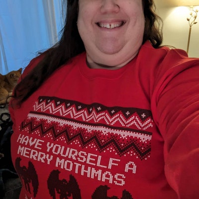 Have Yourself a Merry Mothmas // Funny Mothman Ugly Cryptid Christmas ...