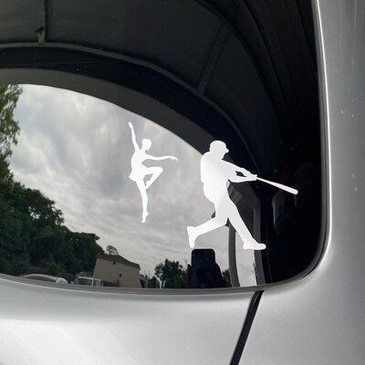 Ballet Dancer Vinyl Decal Sticker Ballerina Dancing - Etsy