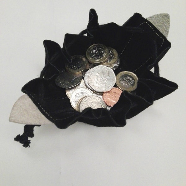 Handmade Leather Coin Pouch: Medieval Dice or Jewelry Bag - Etsy