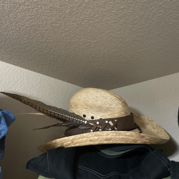 Cowboy Hat Feather, Natural Feather for Hat, Western Feather, Hand ...