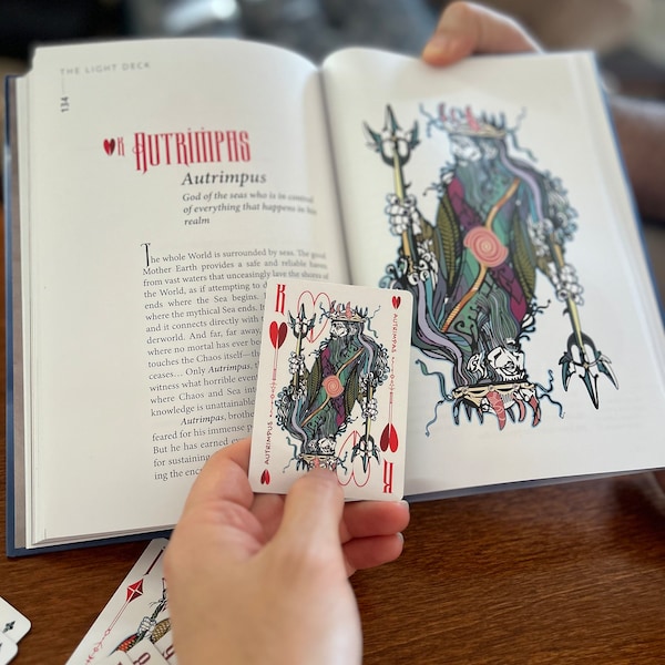 Dausos DARK Deck Standard Edition Custom Playing Cards Lithuanian ...