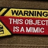 Mimic Warning Embroidered Iron-on Patch: D&D, Dungeons and Dragons - Etsy
