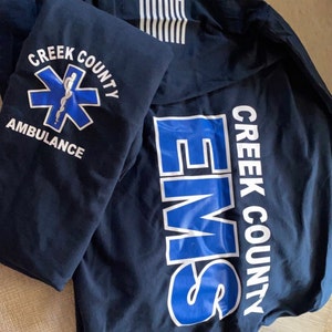 Personalized EMS EMT stars and Stripes With | Etsy