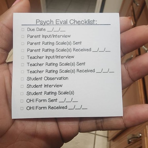 Custom Checklist Sticky Notes // Organization 3x3 Stick Notes, Check ...