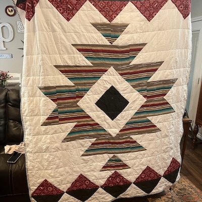 Sunset Aztec Quilt PATTERN - Etsy