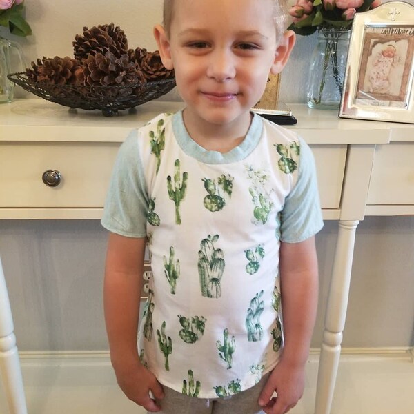 Tshirt Pattern Pdf, Kids Top Pattern, Tshirt Sewing Pattern Pdf, Girls ...