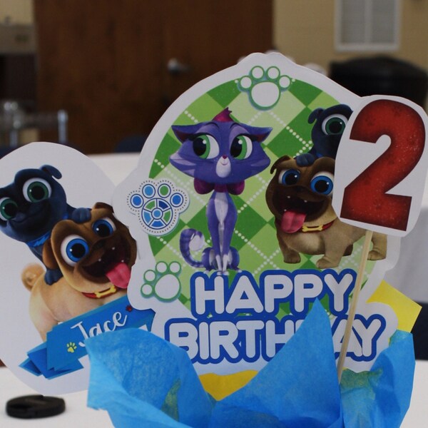 Puppy Dog Pals Centerpieces, Puppy Dog Pals Printable Centerpieces ...