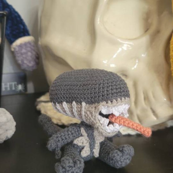 Crochet PATTERN Lil'xeno | Cute and Little Scary Amigurumi Alien From ...