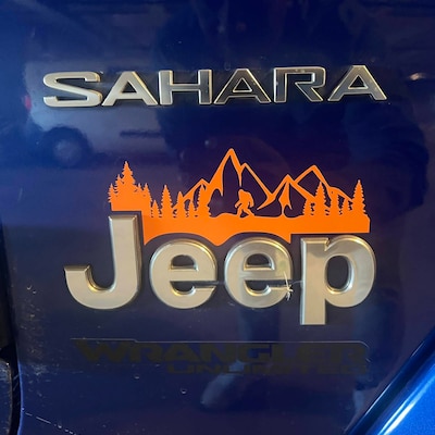 Subaru Logo Decal. Mountain and Evergreen Tree Themed. Outback and ...