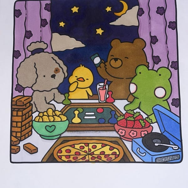 Cozy Friends: Super Cute Animal Characters Coloring Book by Coco Wyo - Etsy