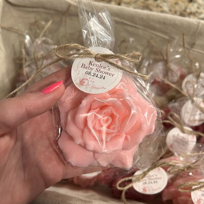 Pink Bow Soap Favors Cute and Unique Girl Baby Shower Favors for Guests ...