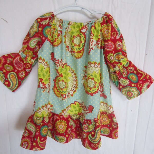 Girls Dress Pattern, Peasant Dress Pattern, Sewing Patterns, PDF Sewing ...