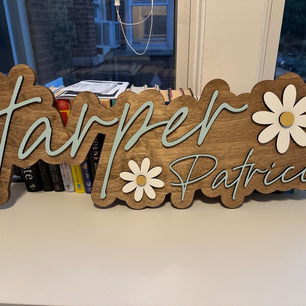 Freestanding Wooden Name Cutouts, Wooden Letters, Name Sign, Baby ...