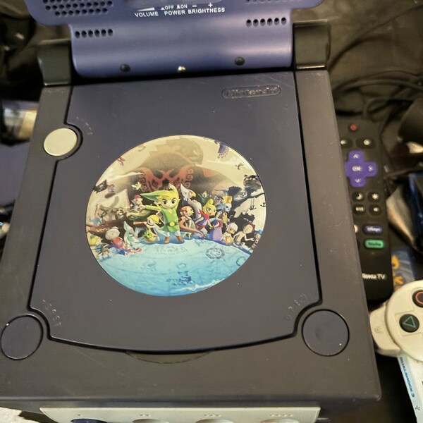 Legend of Zelda the Wind Waker Custom Gamecube Jewel, Badge, Faceplate ...