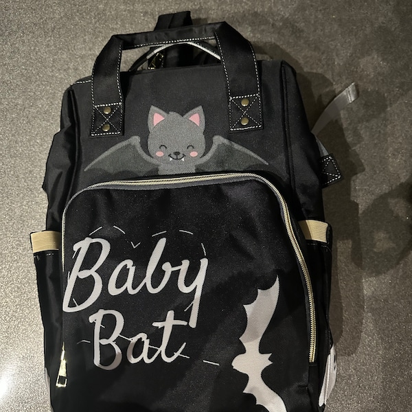 Goth Diaper Bag Backpack | Tattoo Style Backpack | Goth Baby Shower ...