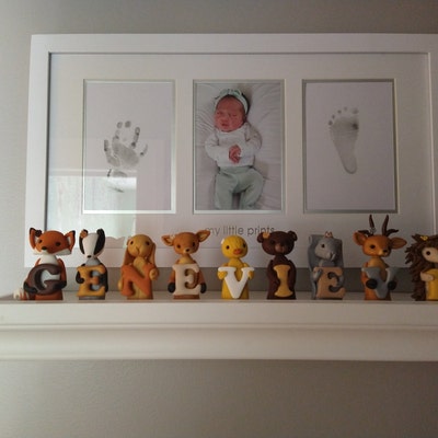 Forest Woodland Animal Theme Cake Topper Birthday Baby Child Nursery ...