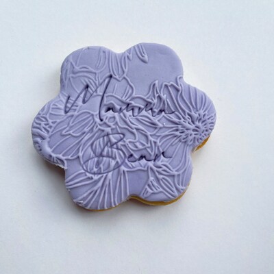 Large Flower Print Embosser - Etsy UK