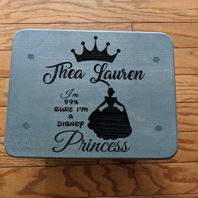 Disney Princess Stool Toddler Step Stool Personalized Stool Engraved ...