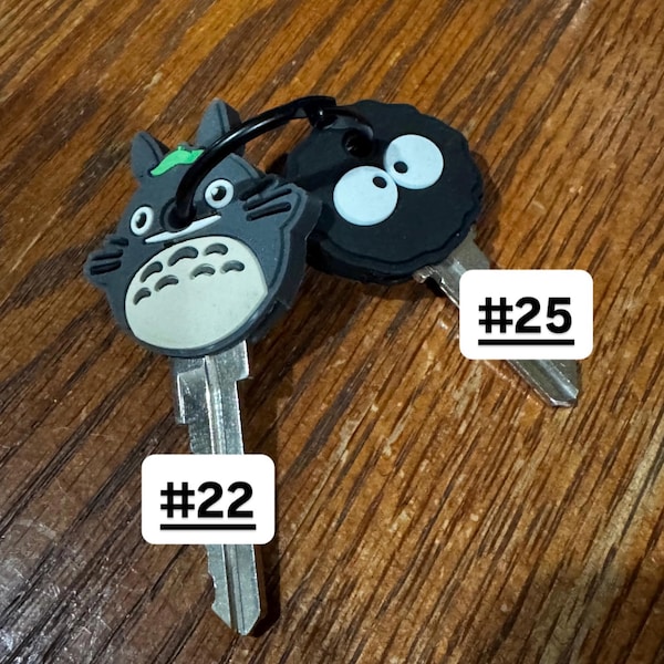 Anime Kawaii PVC Cat/bunny/chicken/bear Key Covers,key Cap Cover,kawaii ...