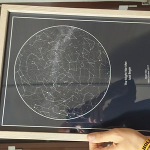 Personalized Star Map Star Map at the Moment Customizable - Etsy