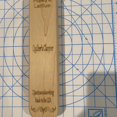 Best Hardwood Handcrafted Quilters/ Tailors Clappers Walnut and Curly ...