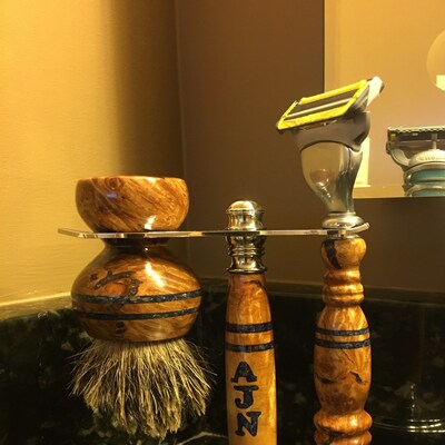 Razor Handle Mach 3 and Natural Edge Box Men's Shaving Gillette ...