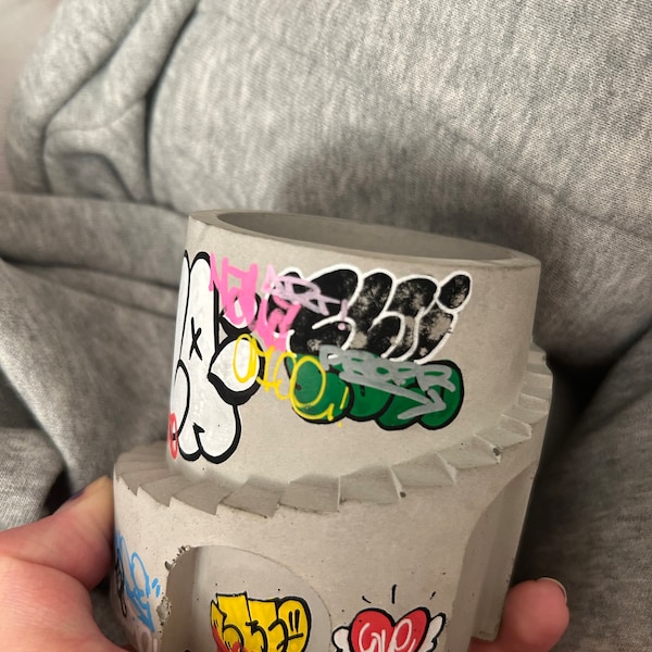 Planter / Graffiti / Handmade Gift / Unique Gift / Personalized / Gifts ...