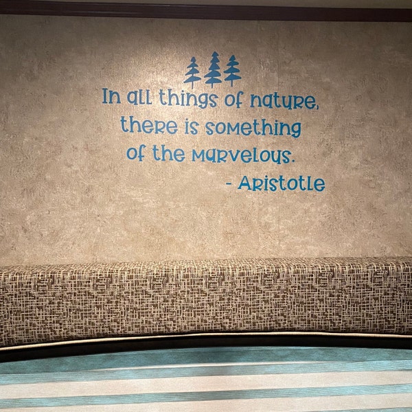 Nature Wall Quote- Nature Quote Wall Decal- Nature Quote- Nature Decal ...