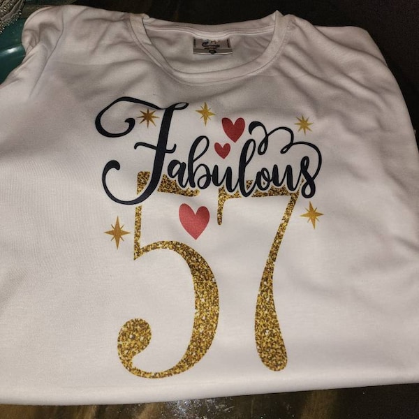 Fabulous 57 SVG, 57th Birthday Svg, 57th Birthday Ideas, 57 ...