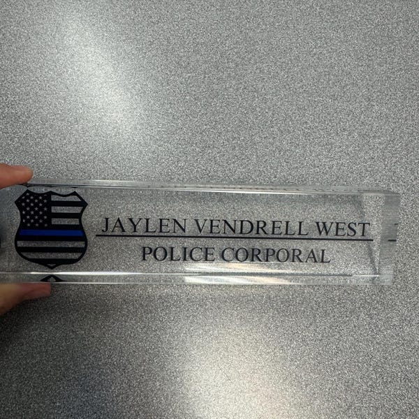 Police Gift for Officer, Law Enforcement Personalized Gift for Police ...