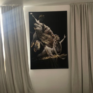 Cow in Gladiator Suit Wall Art, Animal Canvas Art, Modern Wall Decor ...